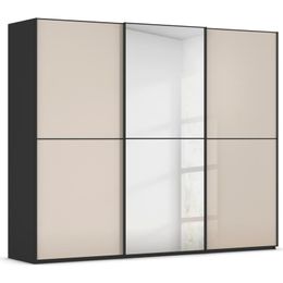Rauch Schwebet&uuml;renschrank &raquo;Kleiderschrank Schrank Garderobe Schlafzimmerschrank SCALE-DUO&laquo; edle zweigeteilte T&uuml;ren Spiegel/Glas-Mix 3 Zierleisten MADE