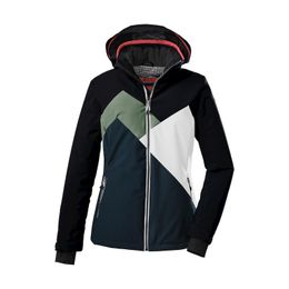 Killtec Skijacke »KSW 83 WMN SKI JCKT« Wind- und wasserdichte Damenjacke mit Colourblock, abnehmbarer Kapuze schwarz 46 46 Skijacke mit abzippbarer...