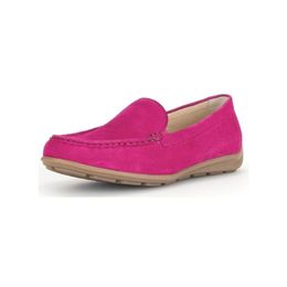 Gabor COMFORT Mokassin »Mokassin Veloursleder« Pink 37 37 Verschluss: Schlupfschuh