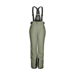 Killtec M&auml;dchen Skihose &raquo;KSW 213 GRLS SKI PNTS&laquo; Wasserdichte, atmungsaktive Skihose mit verstellbarer Taille gr&uuml;n 128, Normalgr&ouml;&szlig;en