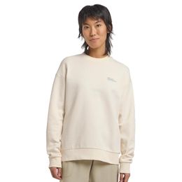 Jack Wolfskin Langarmshirt »ESSENTIAL CREWNECK W« cotton-white XL (46) XL (46) Schlichtes Langamschirt