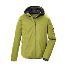 Killtec Softshelljacke »KOS 326 MN SFTSHLL JCKT« Leichte, wasserabweisende Herren-Softshelljacke mit abzippbarer Kapuze pistazie XXL XXL...