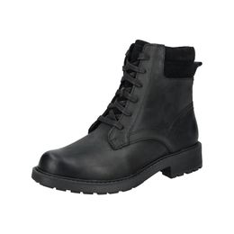 Clarks Schnürstiefelette »Stiefelette Leder« Schwarz 41 41 Verschluss: Schnürung