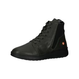 Softinos Schnürstiefelette »Stiefelette Leder« Military 42 42 Verschluss: Schnürung