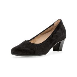 Gabor COMFORT Pumps »Pumps Veloursleder« Schwarz 38,5 38,5 Verschluss: Schlupfschuh