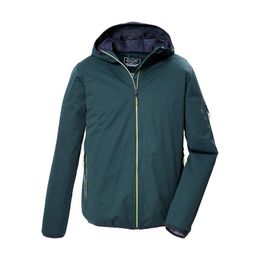 Killtec Softshelljacke »KOS 326 MN SFTSHLL JCKT« Leichte, wasserabweisende Herren-Softshelljacke mit abzippbarer Kapuze waldmeister L L...