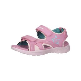 Geox Sandale »Sandalen Lederimitat« Pink 33 33 Verschluss: Klettverschluss
