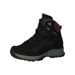 Waldläufer WALDLÄUFER Trekkingschuh »Wanderschuhe Leder/Textil« Schwarz/Rosa 36 36 Verschluss: Schnürung