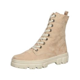 Paul Green Schnürstiefelette »Stiefelette Nubukleder« Beige 39 39 Verschluss: Schnürung
