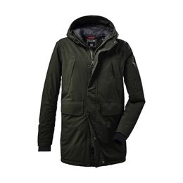 Killtec Parka »KOW 115 MN PRK« Warm gefütterter, wasserabweisender Parka mit praktischen Features olivgrün M M Herren Funktionsparka mit Kapuze