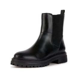 Geox Stiefelette »Stiefelette Leder/Textil« Schwarz 39 39 Verschluss: Reißverschluss