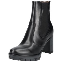 Nero Giardini High-Heel-Stiefelette »Stiefelette Leder/Textil« Schwarz 38 38 Verschluss: Schlupfschuh