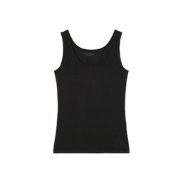 Marc O'Polo MARC O'POLO Tanktop »Essentials« mit kleinem Logo am Saum black S S Basic Top mit keinem Logo am Saum