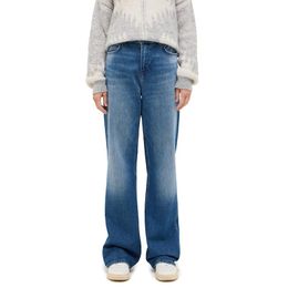 Mustang Weite Jeans »Damen Style Madison Wide« 582 mittelbalu 33 - Länge 30 Länge 30 33 Lässiger Schnitt