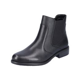 Remonte Stiefelette &raquo;Stiefelette Leder/Textil&laquo; Schwarz 37 37 Verschluss: Rei&szlig;verschluss
