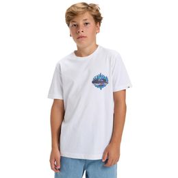 Quiksilver T-Shirt »Ev In Flames« White 8 8 Stoff: Baumwoll-Jersey, [160 g/m2]