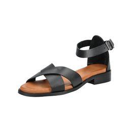 Pavement Riemchensandale &raquo;Sandalen Leder&laquo; Schwarz/Braun 42 42 Verschluss: Schlie&szlig;e