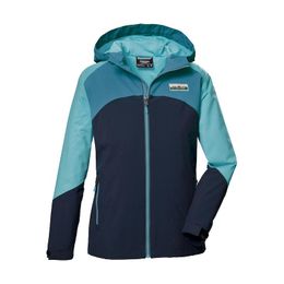 Killtec Outdoorjacke &raquo;KOS 335 GRLS JCKT&laquo; Wasserdichte M&auml;dchenjacke mit verstellbarer Kapuze und Kinnschutz navy 140 140 M&auml;dchen Funktionsjacke mit...