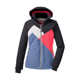 Killtec Skijacke »KSW 83 WMN SKI JCKT« Wind- und wasserdichte Damenjacke mit Colourblock, abnehmbarer Kapuze mittelblau 38 38 Skijacke mit...