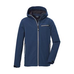 Killtec Softshelljacke &raquo;KOW 157 BYS SFTSHLL JCKT&laquo; Wind- und wasserabweisende Softshelljacke mit Fleece und Kapuze ocean 152 152 Kinder...