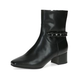 Caprice Stiefelette »Stiefelette Leder« Schwarz 37 37 Verschluss: Reißverschluss