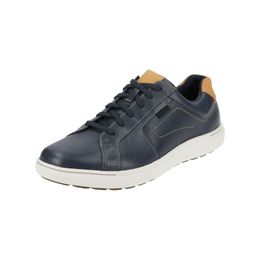 Clarks Sneaker »Sneaker Leder« Navy 42 42 Verschluss: Schnürung