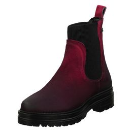 Lazamani Stiefelette »Stiefelette Leder/Textil« Fuchsia 40 40 Verschluss: Schlupfschuh
