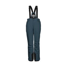 Killtec Damen Skihose &raquo;KSW 249 WMN SKI PNTS&laquo; Wasser- und winddicht, abnehmbare Tr&auml;ger, verstellbare Taille blau 50, Normalgr&ouml;&szlig;en