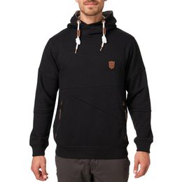 INDICODE Herren Kapuzensweatshirt &raquo;INAix&laquo; schwarz XL