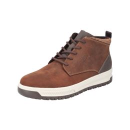 Rieker Sneaker »Sneaker Leder/Textil« Schoko 41 41 Verschluss: Schnürung