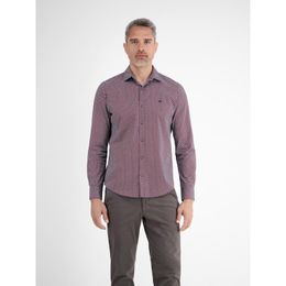 Lerros Langarmhemd &raquo;Herrenhemd mit Haifischkragen, dezent gemustert&laquo; SCANDINAVIAN RED XL - Normal- und Kurzgr&ouml;&szlig;en Normal- und Kurzgr&ouml;&szlig;en XL REGULAR...