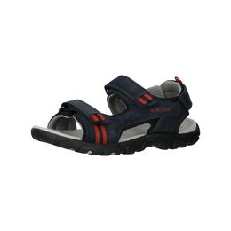 Geox Sandale »Sandalen Mesh« Navy/Rot 29 29 Verschluss: Klettverschluss
