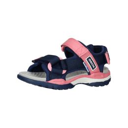 Geox Sandale »Sandalen Textil« Navy/Pink 27 27 Verschluss: Klettverschluss