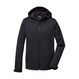 Killtec Softshelljacke &raquo;KOS 320 MN SFTSHLL JCKT&laquo; Wasser- und windabweisende Softshelljacke mit abnehmbarer Kapuze schwarz XXL XXL Softshelljacke...