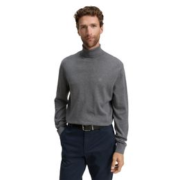 Tom Tailor Rollkragenpullover im Strick-Design classic dark grey melange XL XL Strickpullover von Tom Tailor DENIM