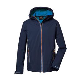 Killtec Softshelljacke »KOS 348 BYS SFTSHLL JCKT« Softshelljacke für Jungen, 10.000 Wassersäule, regulierbar, Zipper navy 164 164 Jungen...