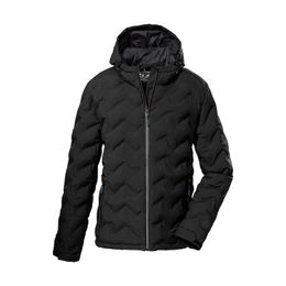Killtec Steppjacke »KOW 119 MN QLTD JCKT« Wasser- und windabweisende Jacke mit verstellbarer Kapuze schwarz S S Jacke in Daunenoptik mit...