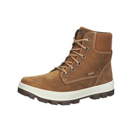 Superfit Schnürstiefelette »Stiefelette Veloursleder« Braun 35 35 Verschluss: Schnürung