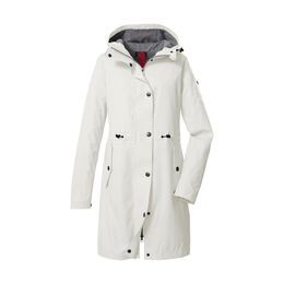 G.I.G.A. by Killtec G.I.G.A. DX BY KILLTEC Regenmantel »GS 101 WMN PRK« Wasser- und winddichter Damen Regenparka mit verstellbarer Taille naturweiß 36 36 wetterfester...