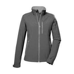 Killtec Softshelljacke &raquo;KOS 264 WMN SFTSHLL JCKT&laquo; Wasser- und windabweisende Damenjacke mit verstellbaren B&uuml;ndchen schwarz 36 36 Damen...