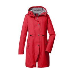 G.I.G.A. by Killtec G.I.G.A. DX BY KILLTEC Regenmantel »GS 101 WMN PRK« Wasser- und winddichter Damen Regenparka mit verstellbarer Taille rot 44 44 wetterfester...