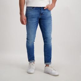 Cars Jeans Slim-fit-Jeans »Jeans Bates« BLUE USED 32 - Länge 32 Länge 32 32 Knöchellange Schnittform setzt Schuhe perfekt in Szene