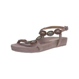 Salamander Riemchensandale »Sandalen Veloursleder/Textil« Lilac 42 42 Verschluss: Schließe