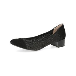 Caprice Pumps »Pumps Leder/Textil« Schwarz 40 40 Verschluss: Schlupfschuh