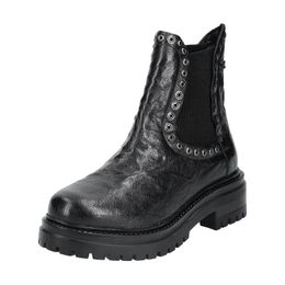 Lazamani Stiefelette &raquo;Stiefelette Leder/Textil&laquo; Schwarz 41 41 Verschluss: Schlupfschuh