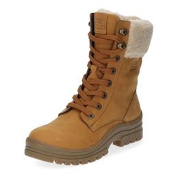 Camel Active Schnürstiefelette »Stiefelette Leder« Hellbraun 41 41 Verschluss: Schnürung