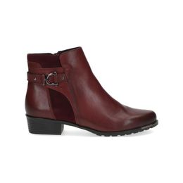 Caprice Stiefelette »Stiefelette Leder« Bordeaux 42 42 Verschluss: Reißverschluss