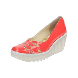 Fly London Keilpumps &raquo;Pumps Nappaleder&laquo; Rot Lack 37 37 Verschluss: Schlupfschuh