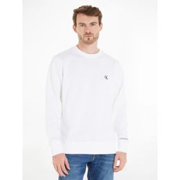Calvin Klein Jeans Sweatshirt &raquo;CK ESSENTIAL REG CN&laquo;, mit Logoschriftzug auf dem Arm Bright White XXL (56) XXL (56) Markenstickerei auf der Brust...