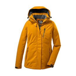Killtec Outdoorjacke »KOW 140 WMN JCKT« Wasserdichte Damenjacke, atmungsaktiv, abnehmbare Kapuze dunkelgelb 36 36 Damen Funktionsjacke mit...